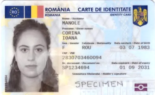 Copiii până în 14 ani pot avea carte electronică de identitate