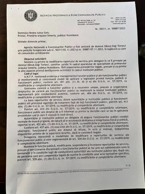 Primarul PSD din Simeria, Iulius Bedea, comportament huliganic cu un ...